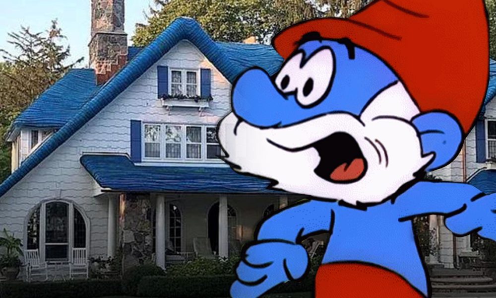 This Smurftastic house costs over $4 million