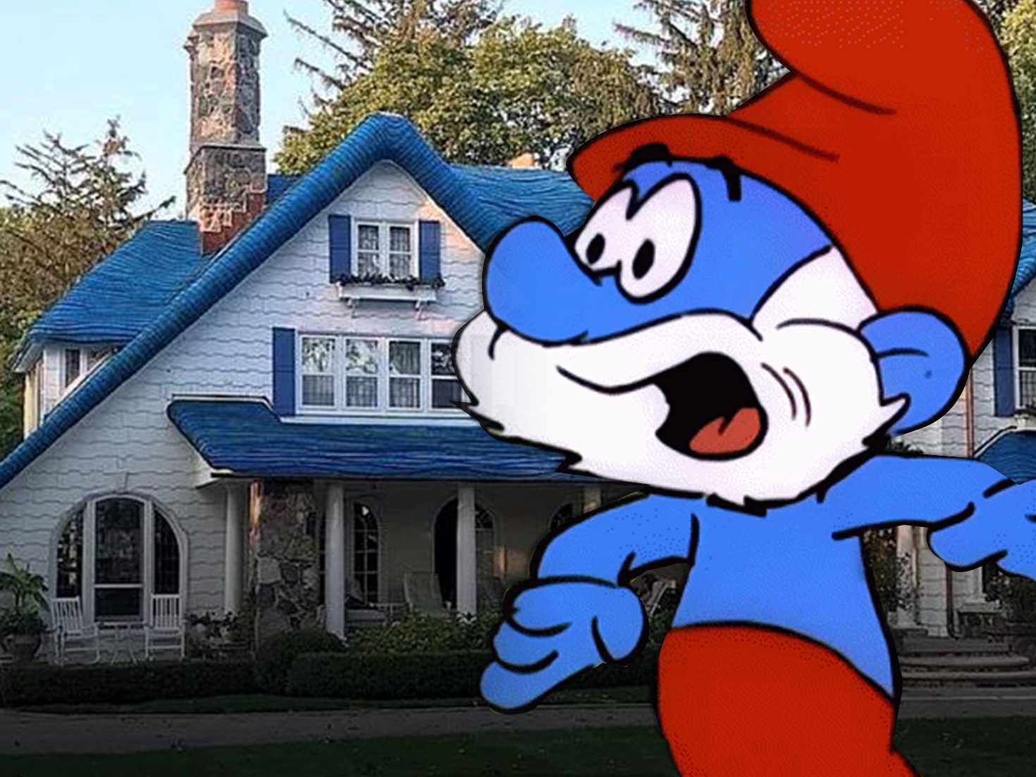 This Smurftastic house costs over $4 million