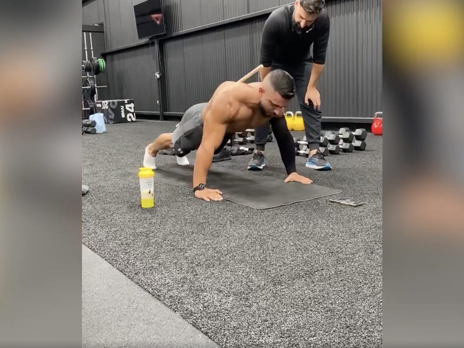 Mechanic smashes world record for most push-ups in one hour
