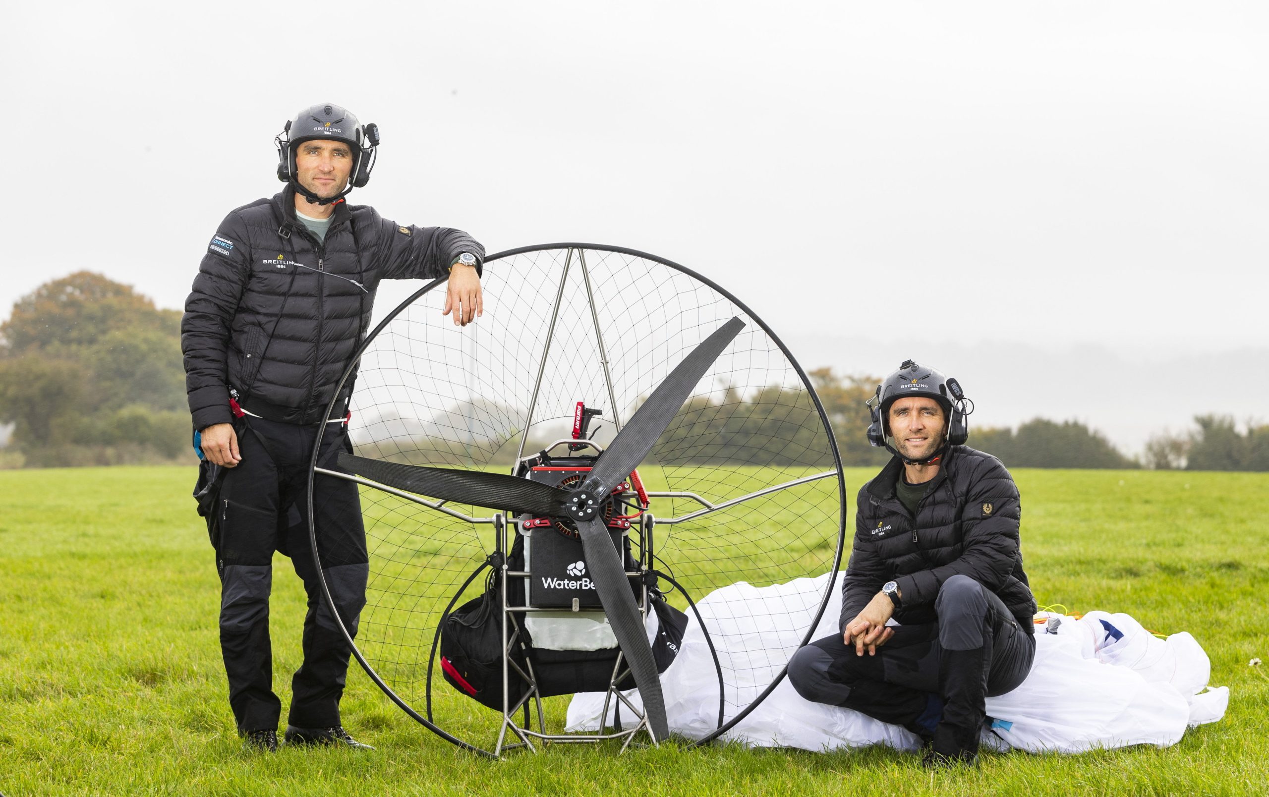 These twins fly, cycle, climb, row and walk extreme locations